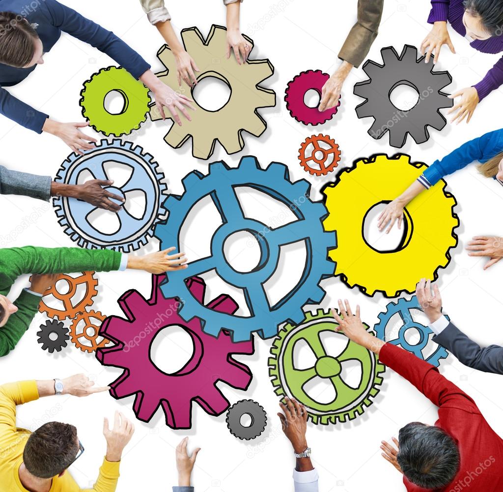 People with Gear Symbol Stock Photo by ©Rawpixel 60106741