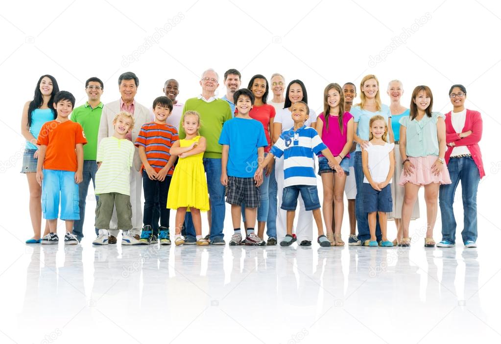 Crowd of people standing up — Stock Photo © Rawpixel #63060199