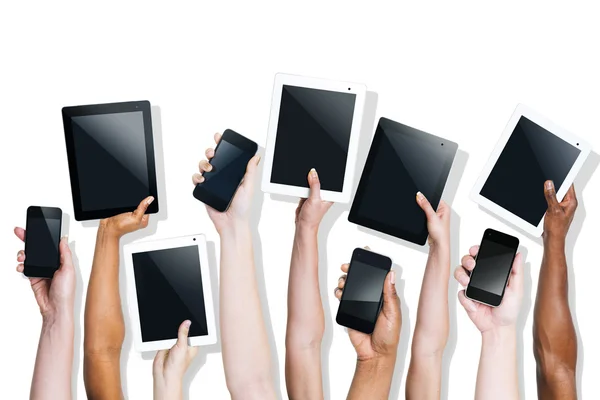 Hands Holding Digital Devices Stock Photo by ©Rawpixel 63073629