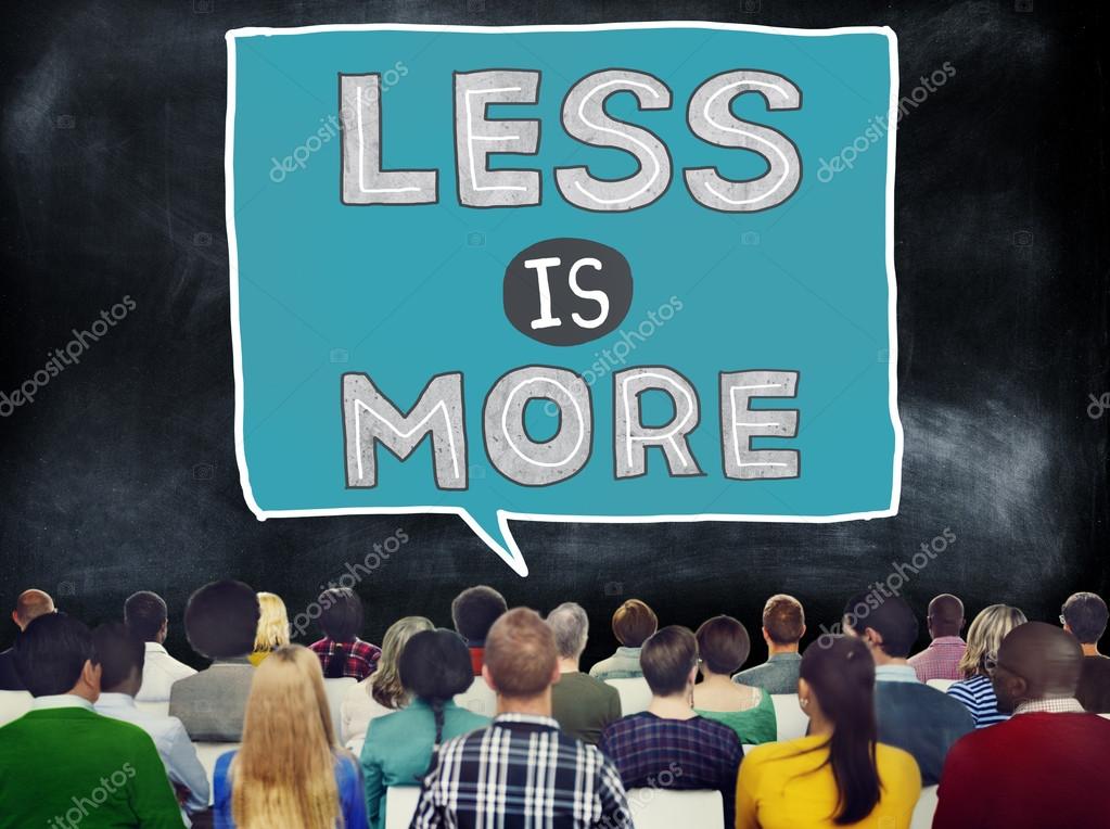 People and Less is More sign Concept Stock Photo by ©Rawpixel 71574965