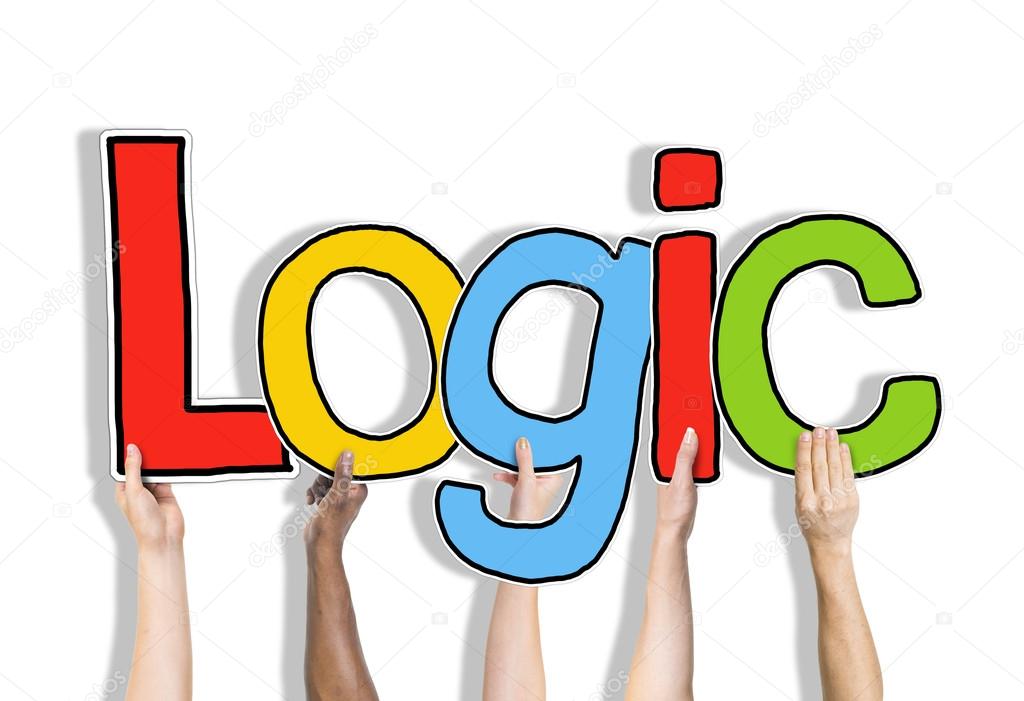 Group of Hands Holding Logic Word — Stock Photo © Rawpixel #71577135