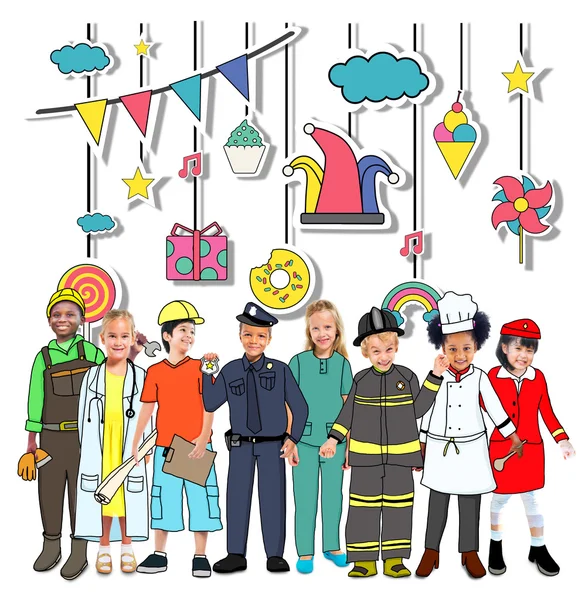 Kids in different professions Stock Photos, Royalty Free Kids in ...