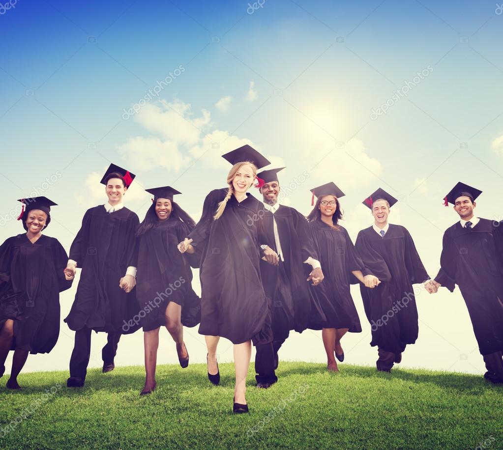 Students celebrate graduation — Stock Photo © Rawpixel #71580673