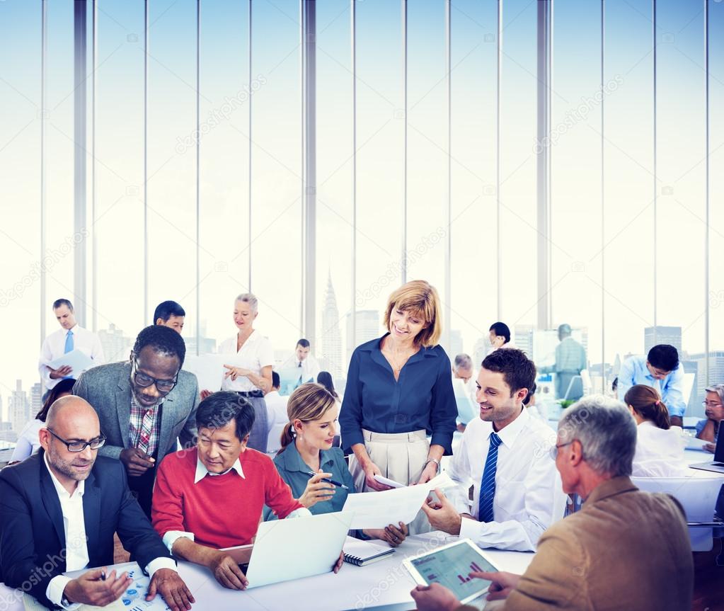 Business People Working — Stock Photo © Rawpixel #71600551