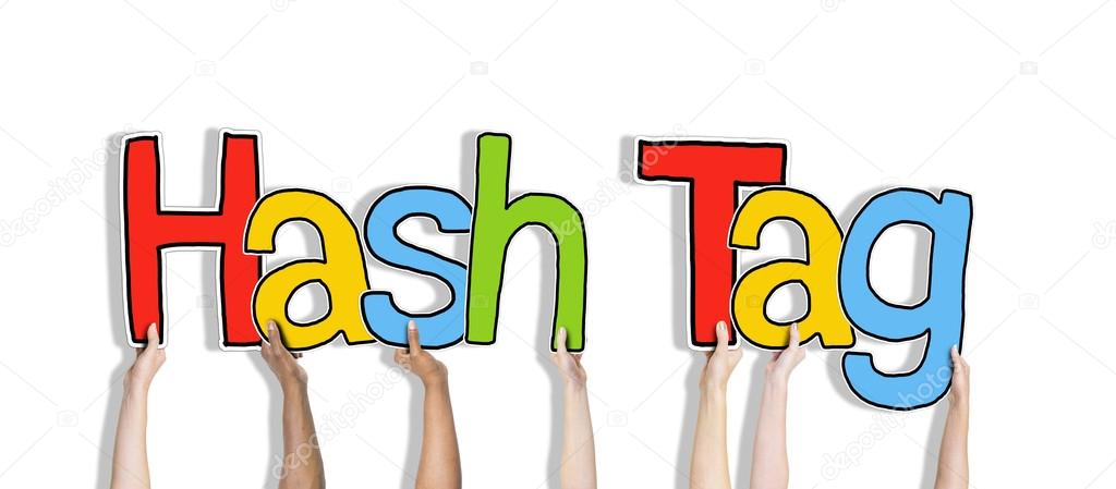 Hands Holding Word Hash Tag Stock Photo by ©Rawpixel 71626373