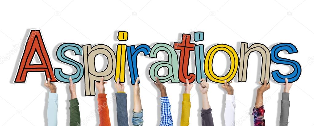 Hands Holding the Word Aspirations Stock Photo by ©Rawpixel 71627511