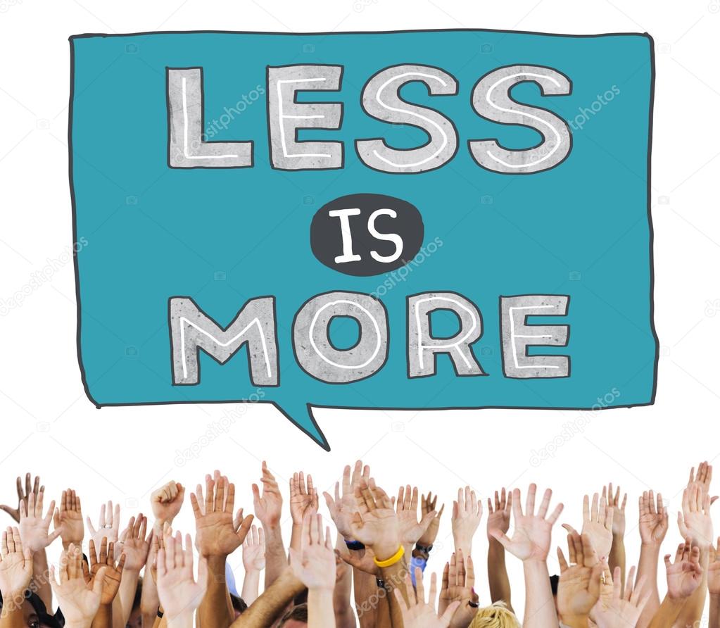 Diverse hands and Less is More Concept — Stock Photo © Rawpixel #71632063