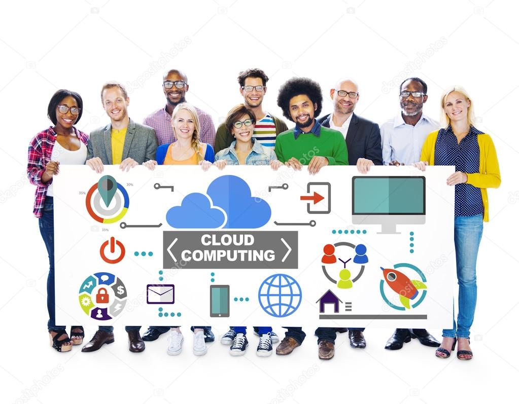Diverse people and Cloud Computing Concept — Stock Photo © Rawpixel ...