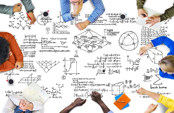 People and Mathematical Symbols Stock Photo by ©Rawpixel 77123809