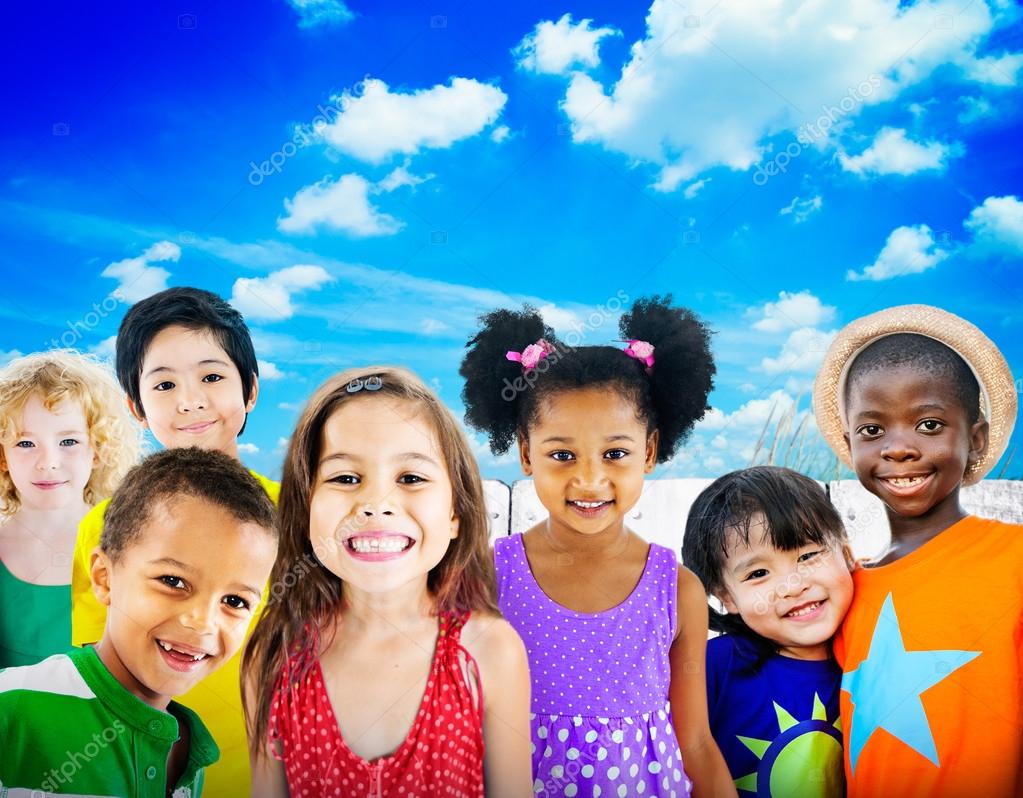 Kids standing together Stock Photo by ©Rawpixel 73570673