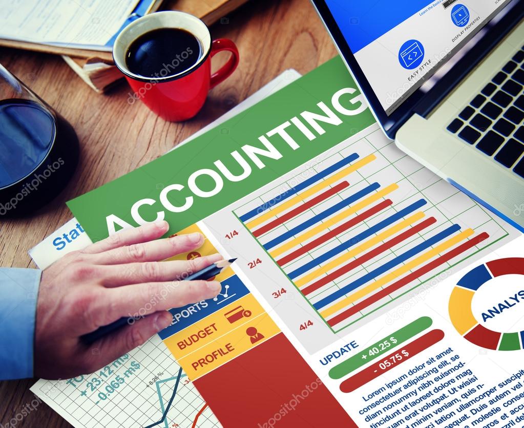 Accounting Businessman Working Calculating Thinking Planning — Stock ...