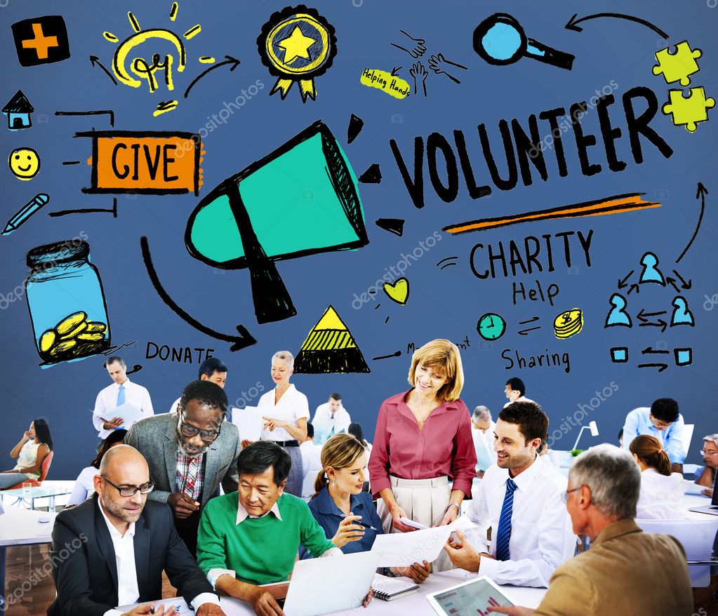 Volunteer Charity Help Assisting Concept — Stock Photo © Rawpixel #74728897