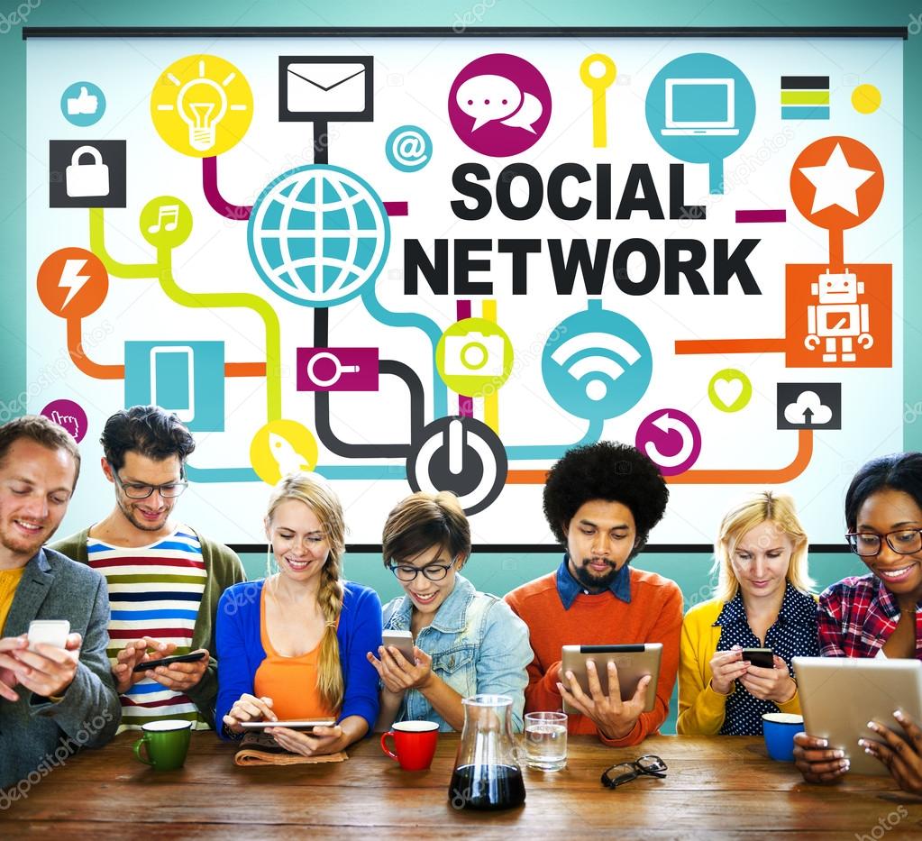 Social Network Concept — Stock Photo © Rawpixel #74835893
