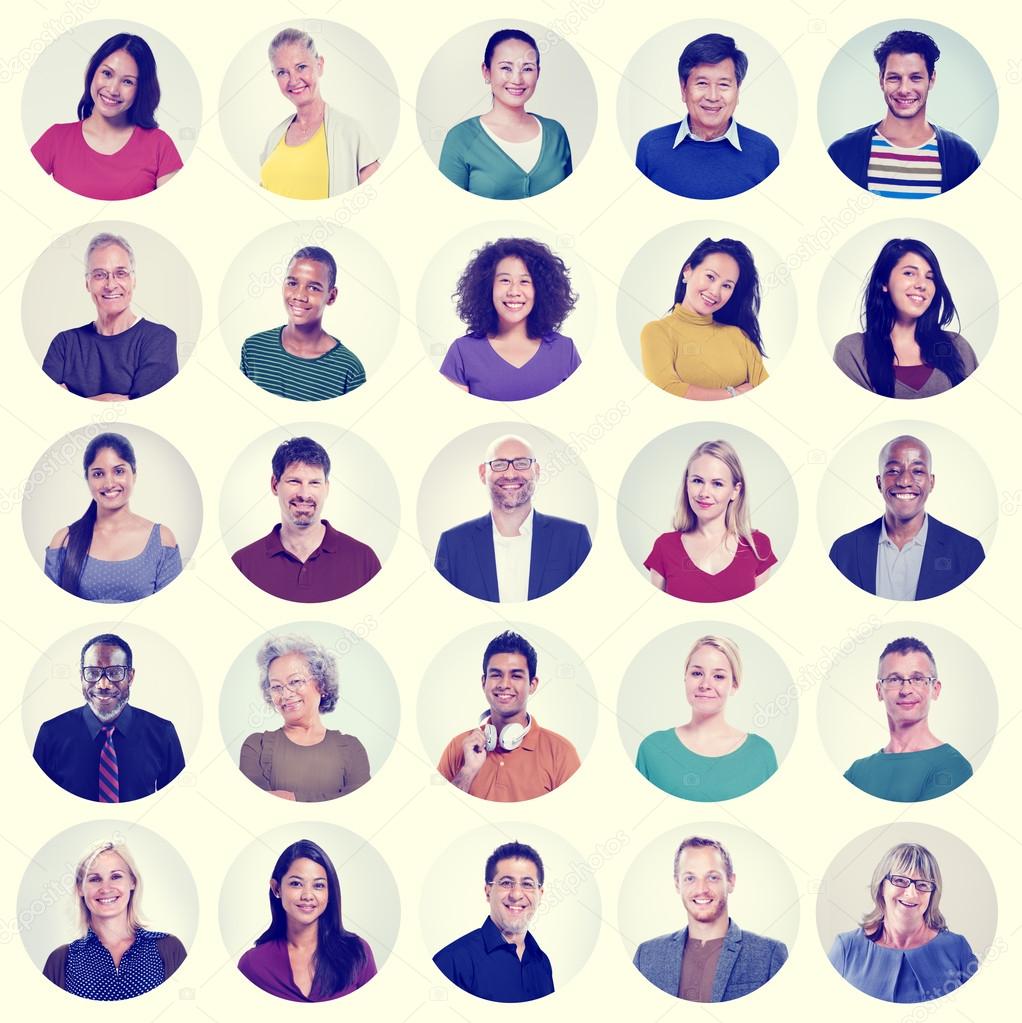 People Multi Ethnic Variation Concept Stock Illustration by ©Rawpixel ...