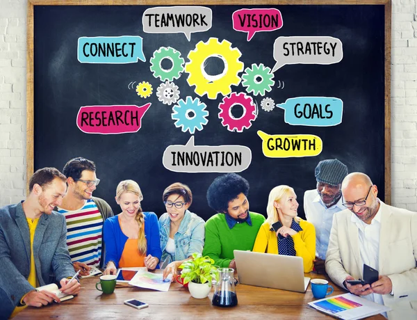 Teamwork Connect Strategy Concept - Stock Image - Everypixel