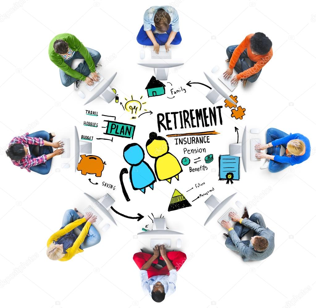 Retirement Digital Communication Discuss — Stock Photo © Rawpixel #77091091