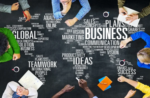 Business Global World Plans Organization Enterprise - Stock Image ...