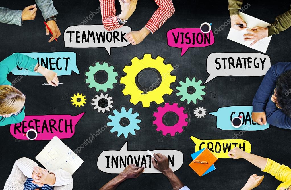 Teamwork Connect Strategy Concept — Stock Photo © Rawpixel #77128529
