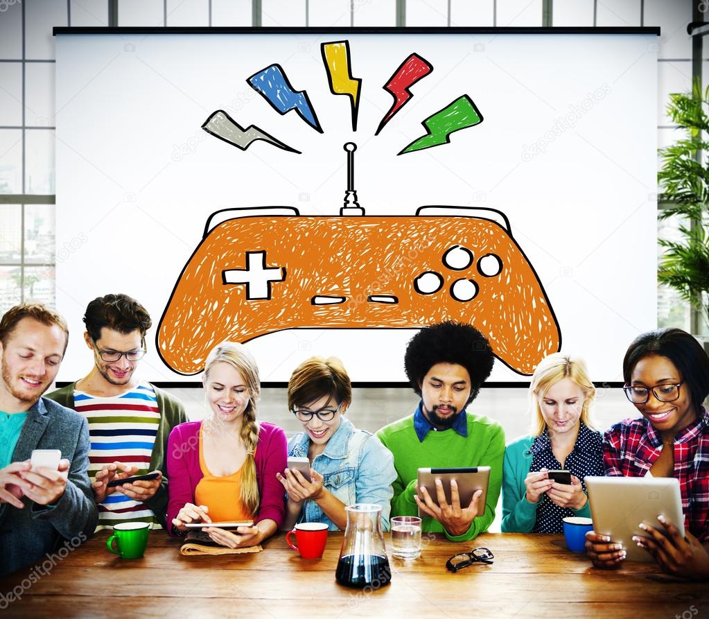 Console Connection Game Concept — Stock Photo © Rawpixel #77139527