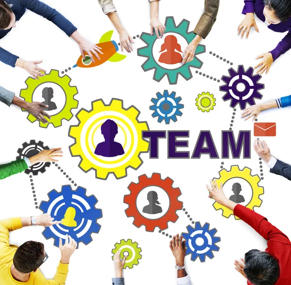 Team Corporate Teamwork Collaboration Concept — Stock Photo © Rawpixel ...
