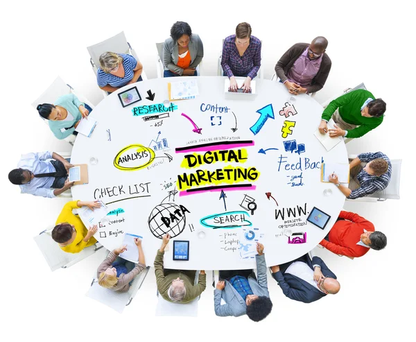 Digital marketing circle Stock Photos, Royalty Free Digital marketing ...