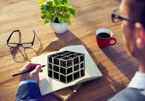 Cube Dice Dimension Logic Mind Thinking Concept - Stock Image - Everypixel
