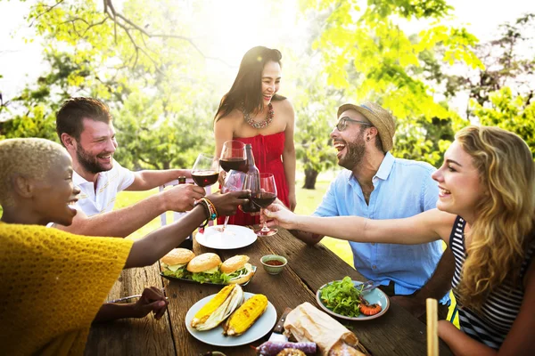 Friends Hanging Out Outdoors - Stock Image - Everypixel
