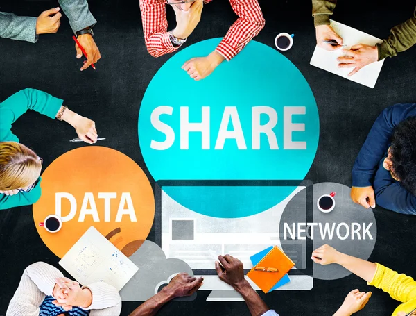 Sharing Social Network Concept - Stock Image - Everypixel