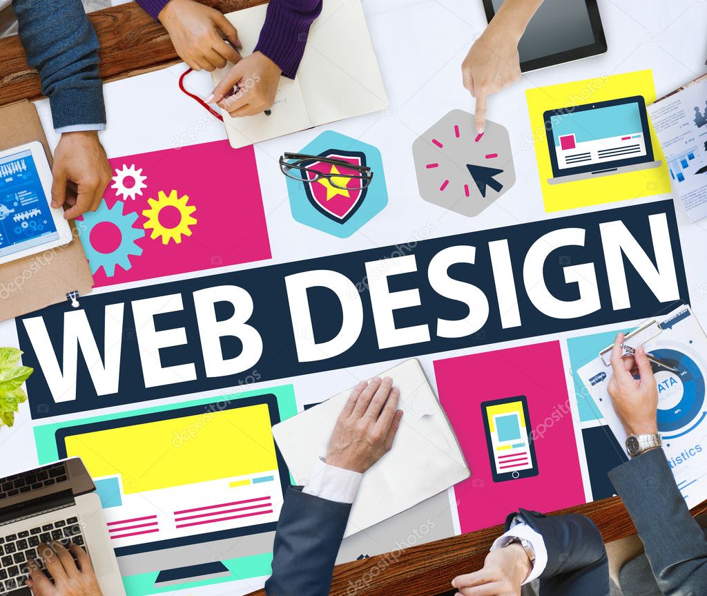 Group of business people and Web Design — Stock Photo © Rawpixel #81720296