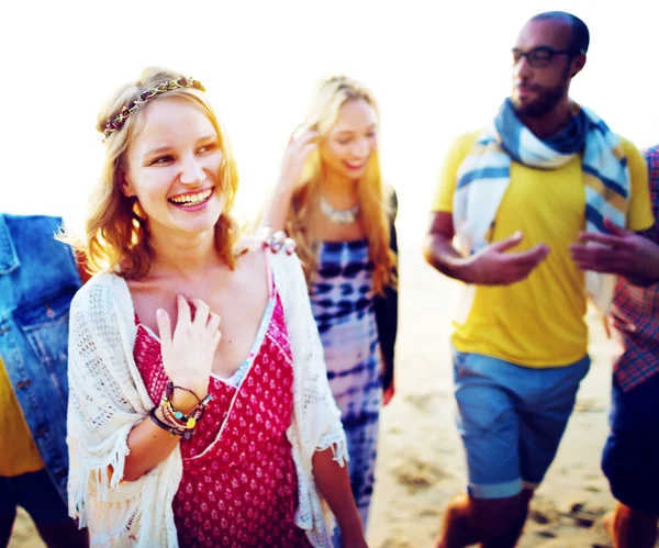 Friendship Bonding at Beach Concept — Stock Photo © Rawpixel #81063722