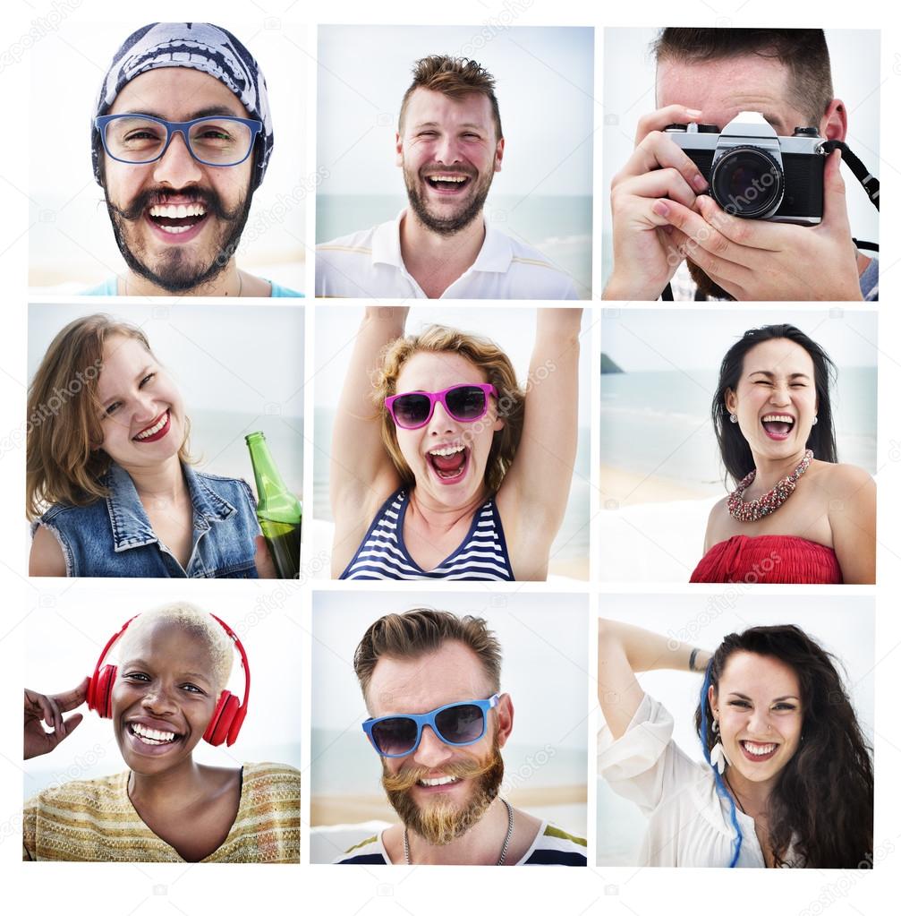 Friends Portrait Togetherness Concept — Stock Photo © Rawpixel #86270006