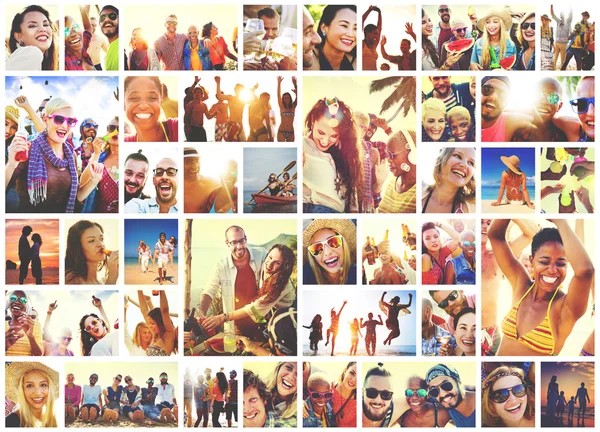 Collage happy people Stock Photos, Royalty Free Collage happy people ...