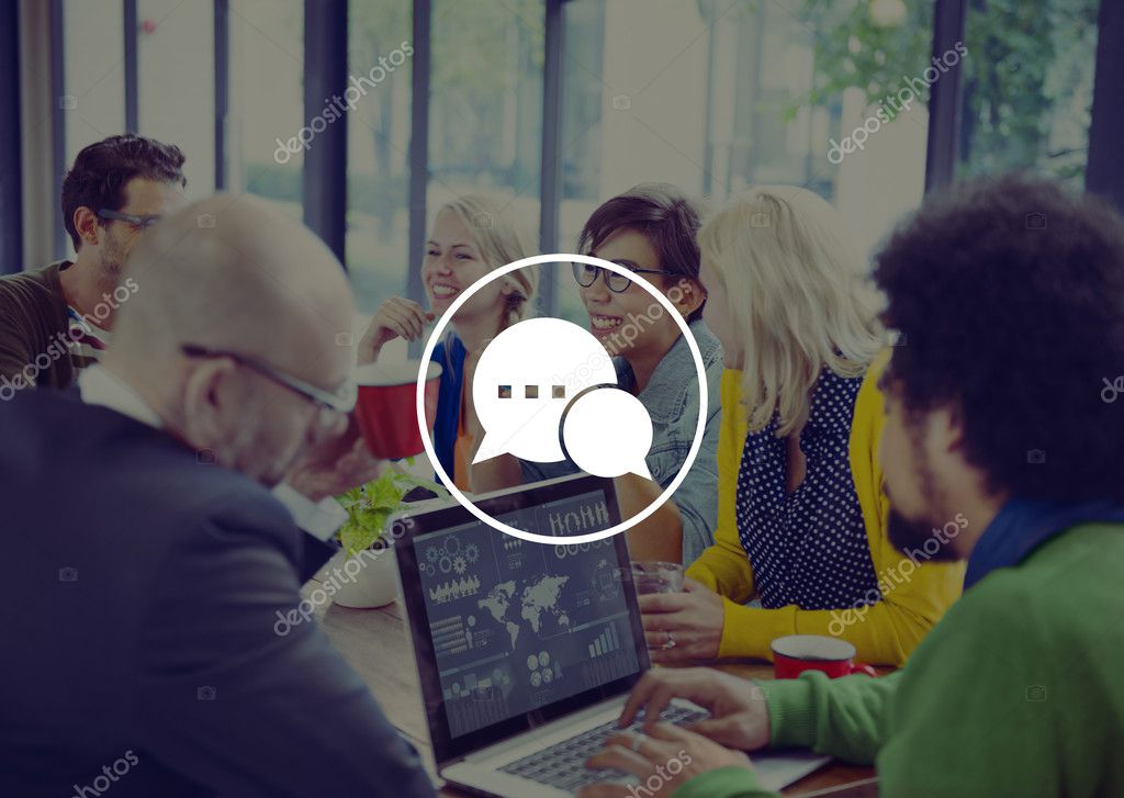 Messaging Icon, Communication Concept — Stock Photo © Rawpixel #86428322