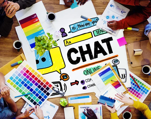 Chat Communication, Social Media Concept - Stock Image - Everypixel