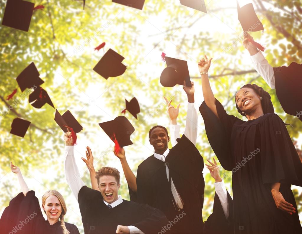 Students Celebrating Graduation Concept — Stock Photo © Rawpixel #86438552