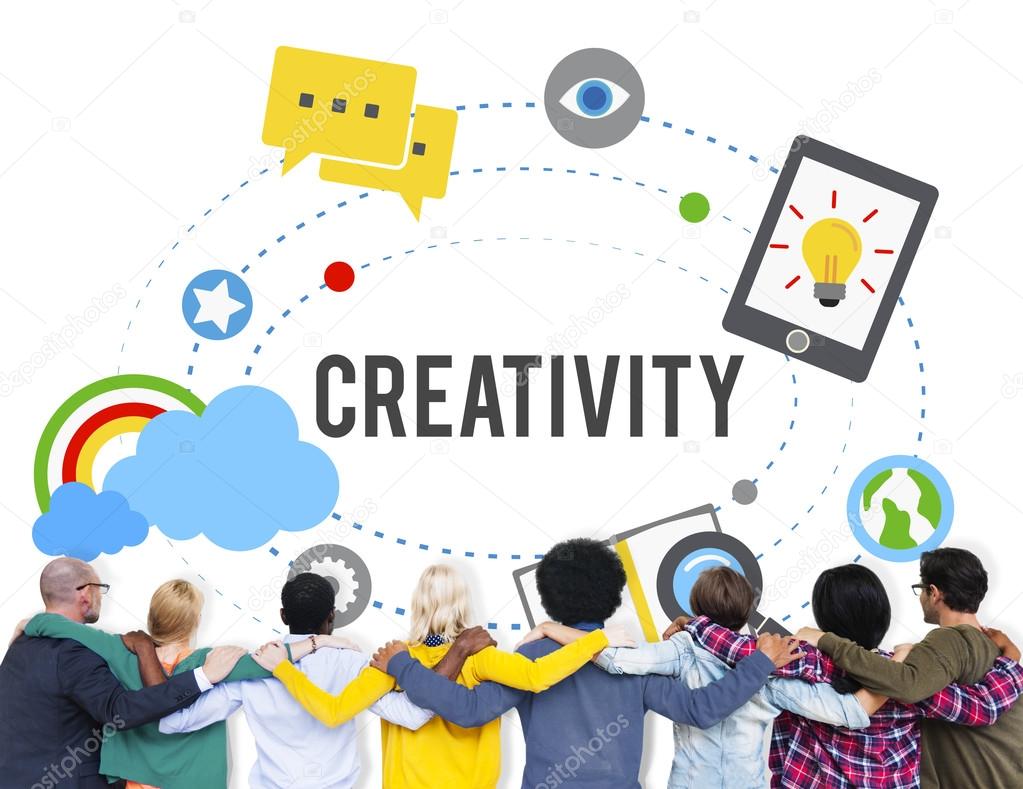 Diversity People and Creativity Innovation Concept — Stock Photo ...