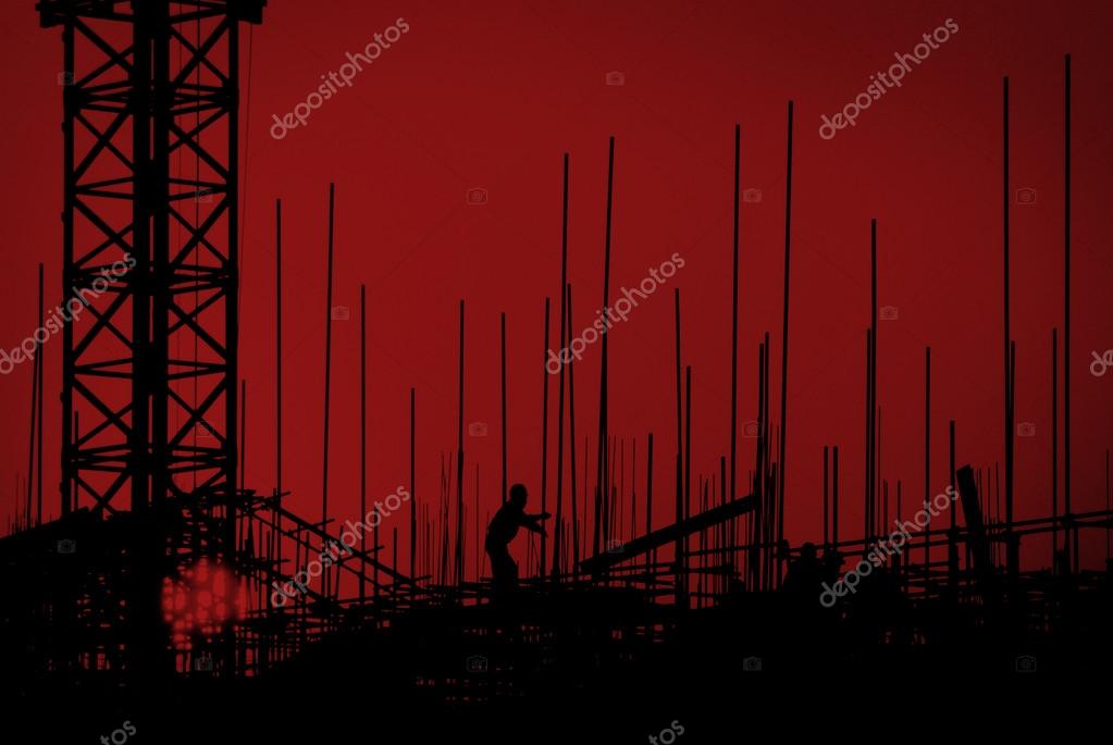 Construction Workers at Building cite Stock Photo by ©Rawpixel 90192654