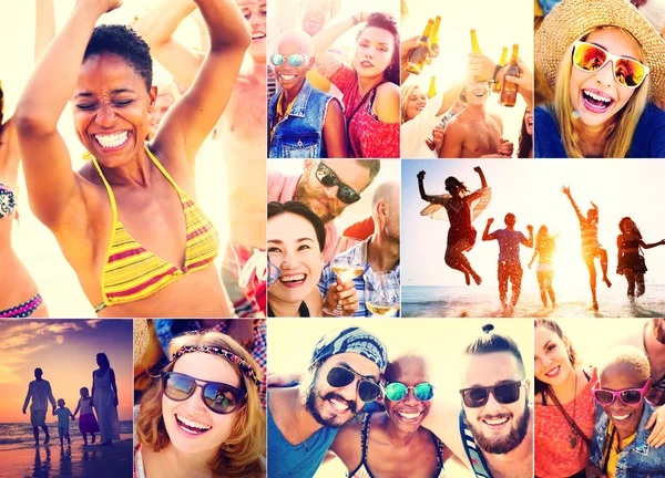 Collage happy people Stock Photos, Royalty Free Collage happy people ...