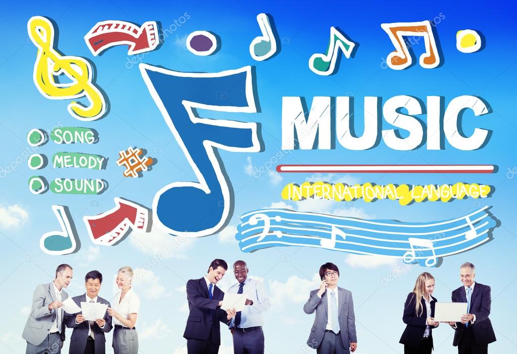 Music Notes and Entertainment Media Concept — Stock Photo © Rawpixel ...