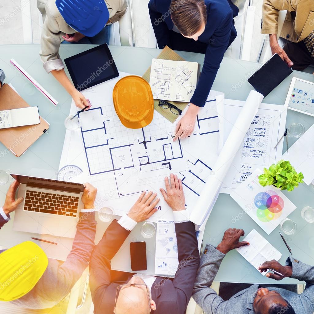 Group of Engineers Planning for Project — Stock Photo © Rawpixel #92598986