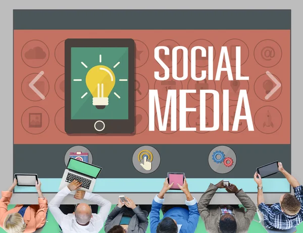 Social Networking Connection Concept - Stock Image - Everypixel