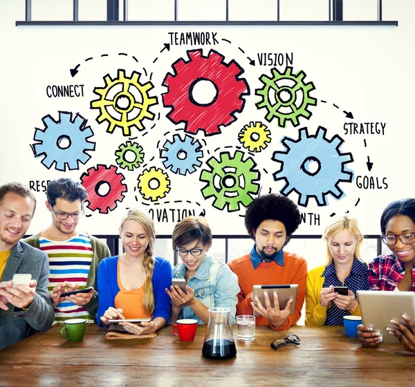 Team Industry Teamwork Connection Concept - Stock Image - Everypixel