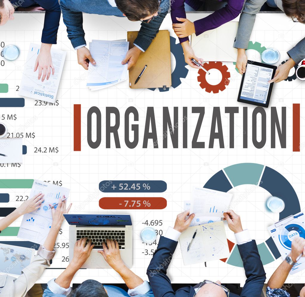 Business People Pointing on Organization — Stock Photo © Rawpixel #98599302