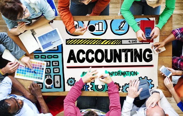 Accounting Finance Money Banking Business Concept - Stock Image ...