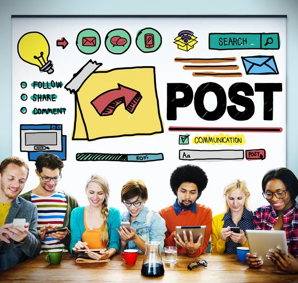 Diversity people and Social Media concept - Stock Image - Everypixel