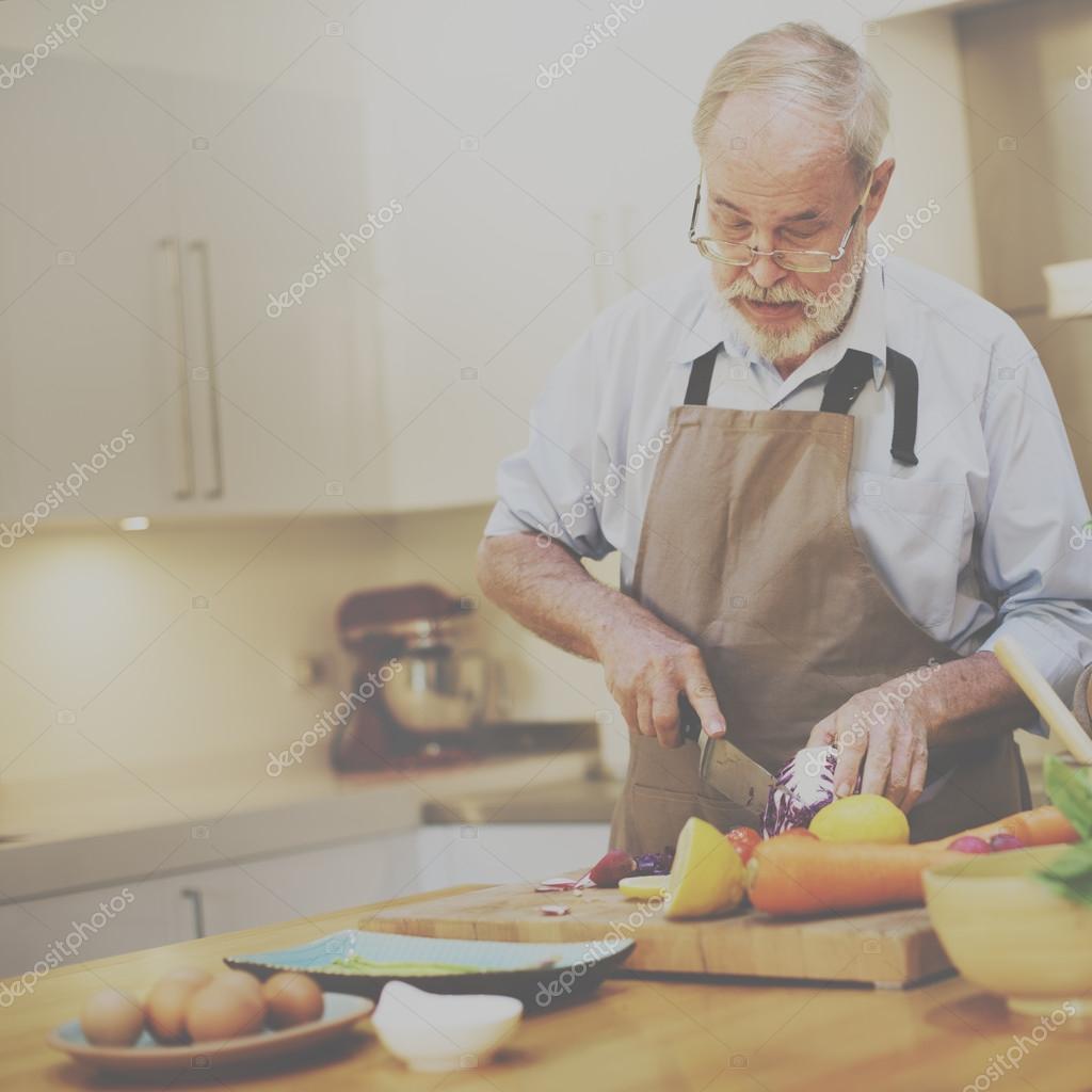 Man Cooking at Kitchen Stock Photo by ©Rawpixel 99554396
