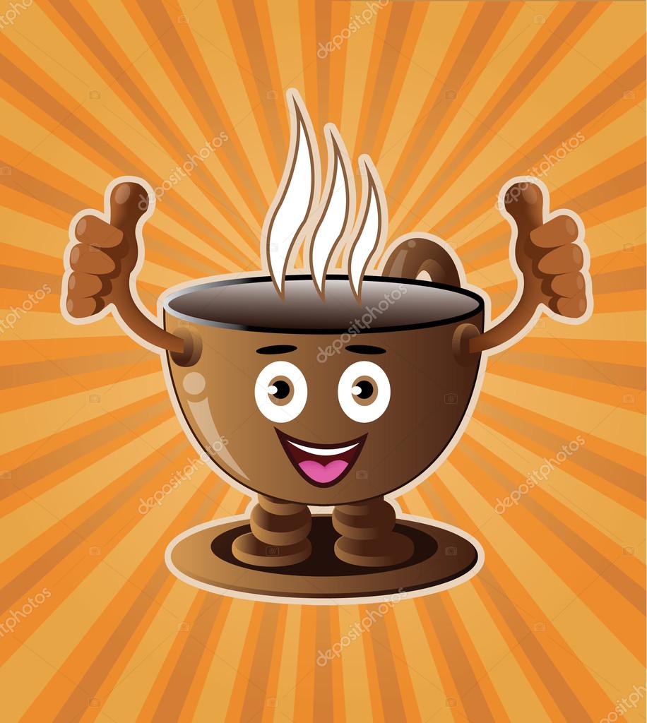 Cartoon smiling coffee cup Stock Vector Image by ©goya.s #63068569