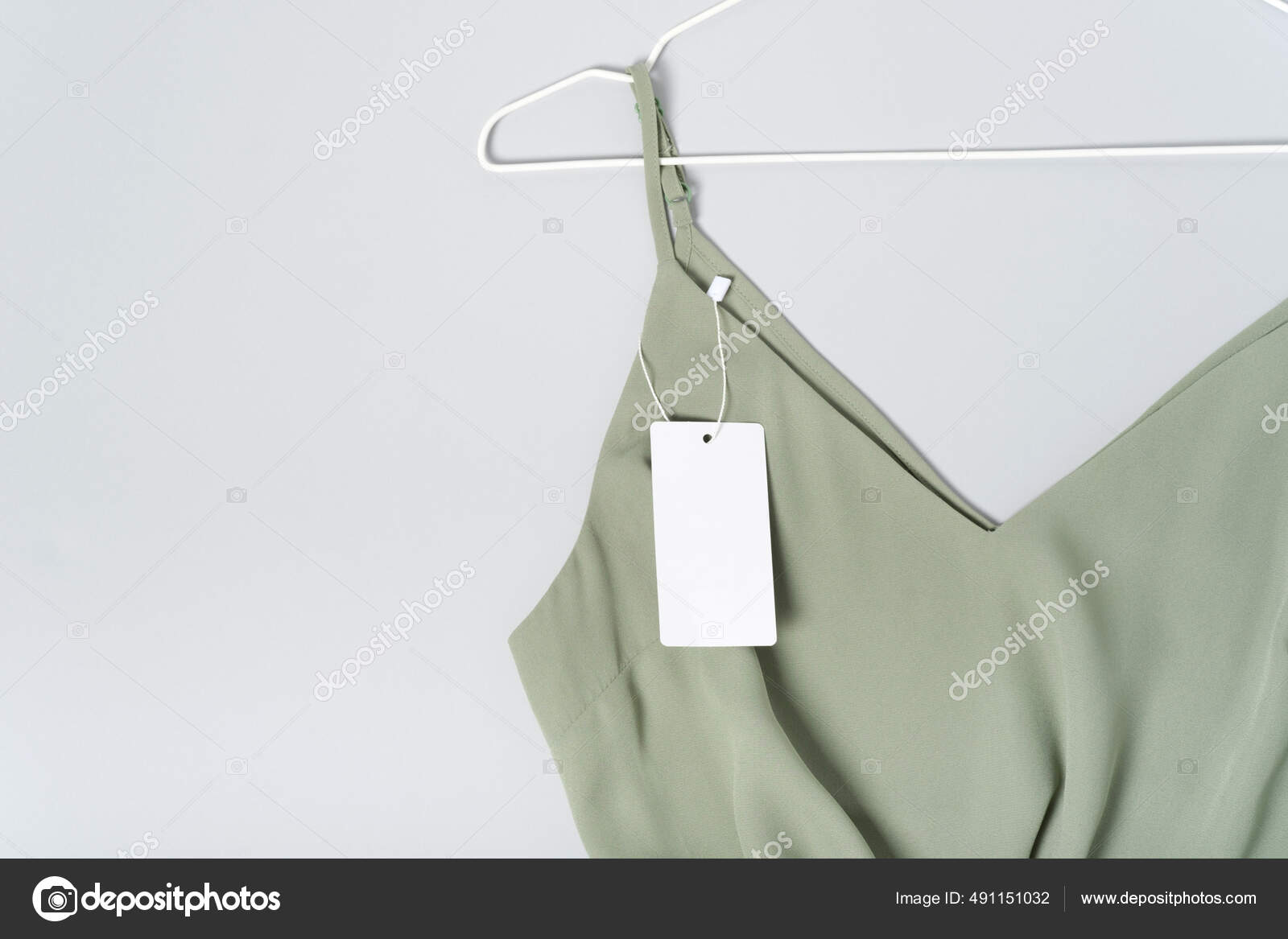 White Clothing Tag Label Blank Mockup Template Place Your Design ...