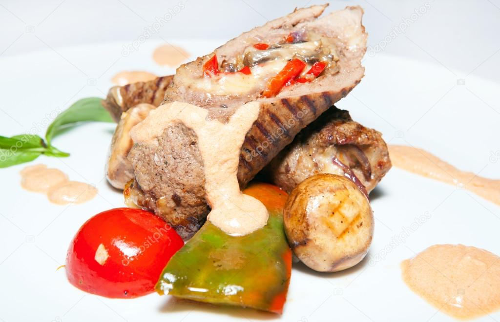 Beautiful design cooking, Exclusive cooking art — Stock Photo ...