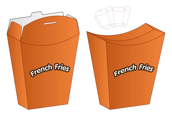 Fries Box Template